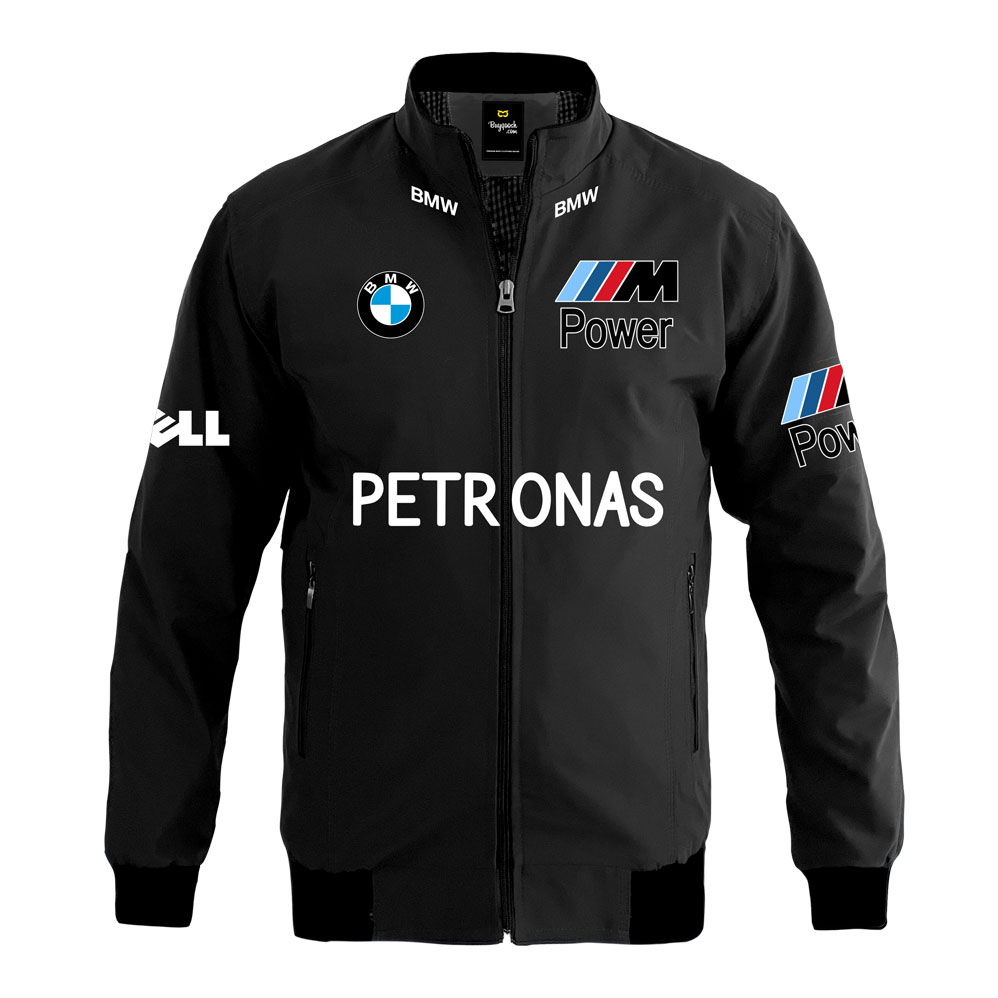 کاپشن بهاری مشکی BMW MPower | فروشگاه بایقوش